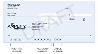 Amplify Routing Number | Amplify Credit Union